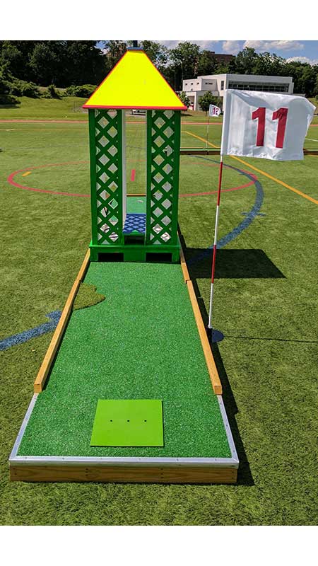 The Gazebo Mini Golf Obstacle for 9 Hole Mini Golf Parties