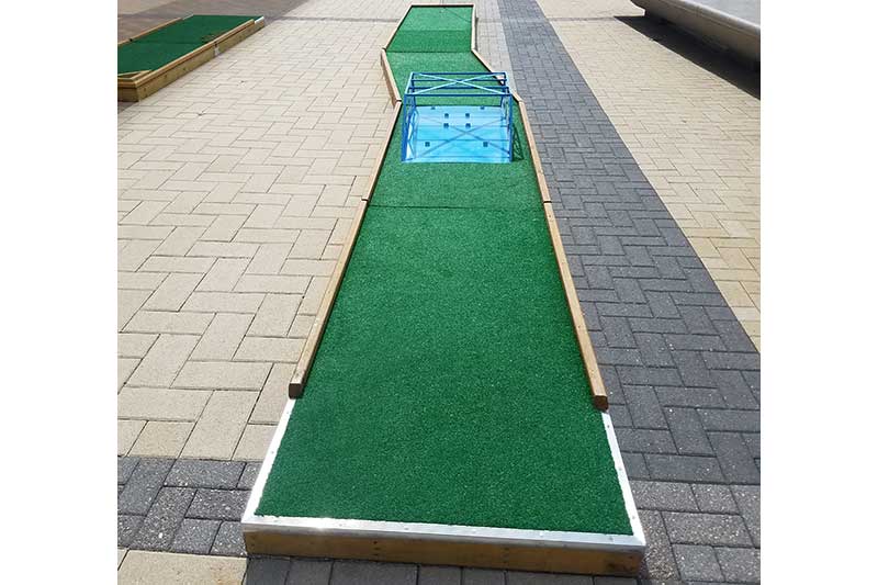 Steel Bridge | Mini Golf Obstacle Rental