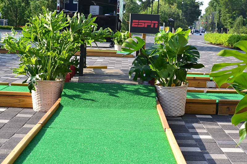 The Wooden Bridge | Mini Golf Obstacle Rental